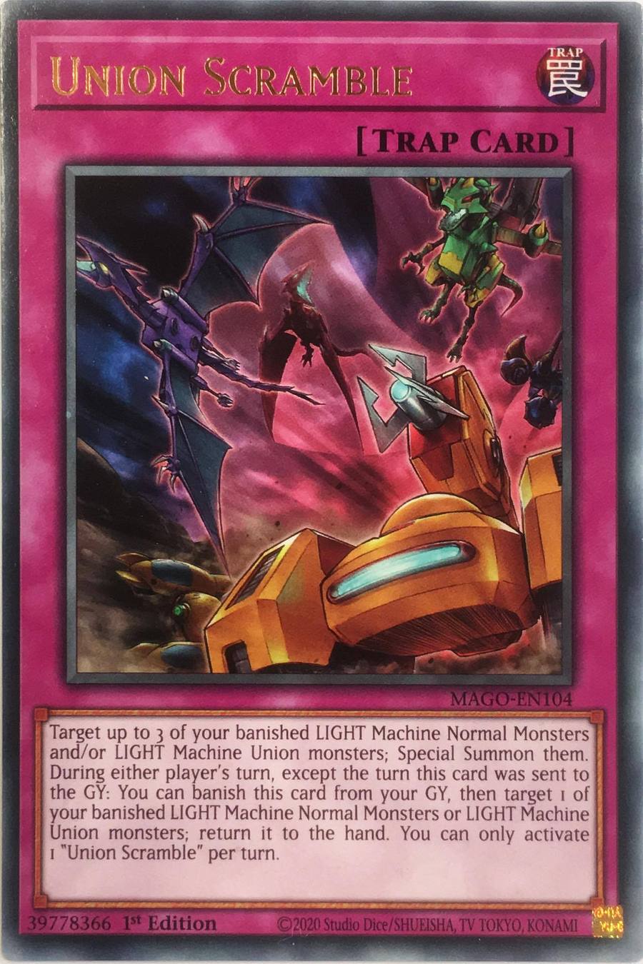 Union Scramble / Rare - MAGO-EN104 - 1st — Transcend Cards