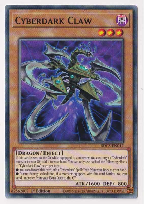 Cyberdark Claw / Common - SDCS-EN017 - 1st — Transcend Cards