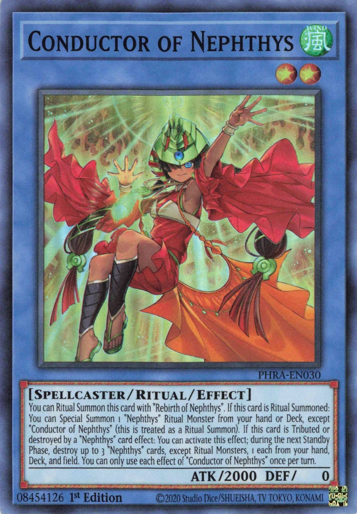 Conductor of Nephthys / Super - PHRA-EN030 - 1st — Transcend Cards