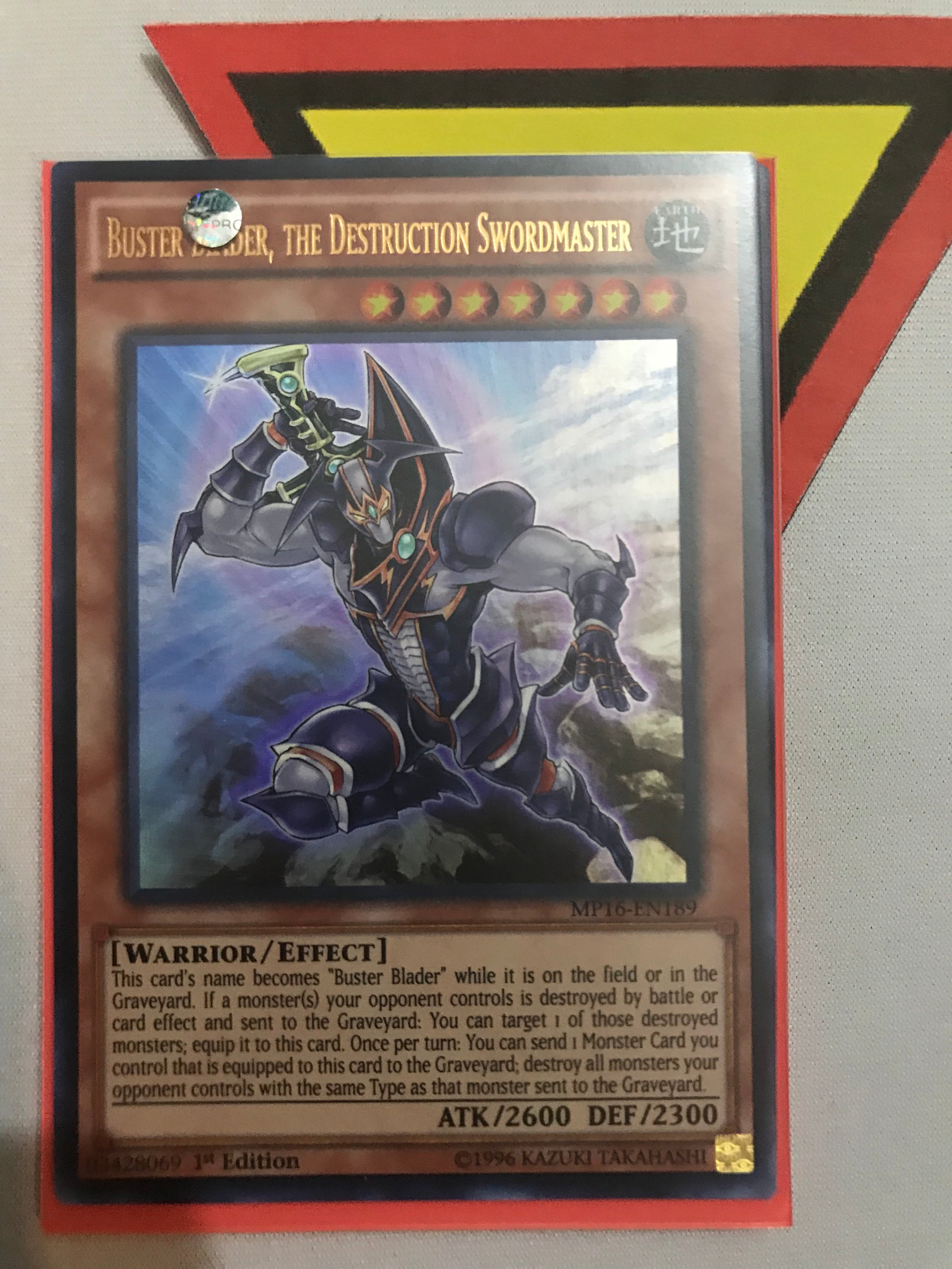 BUSTER BLADER, THE DESTRUCTION SWORDMASTER - ULTRA - MP16-EN189 - 1ST ...