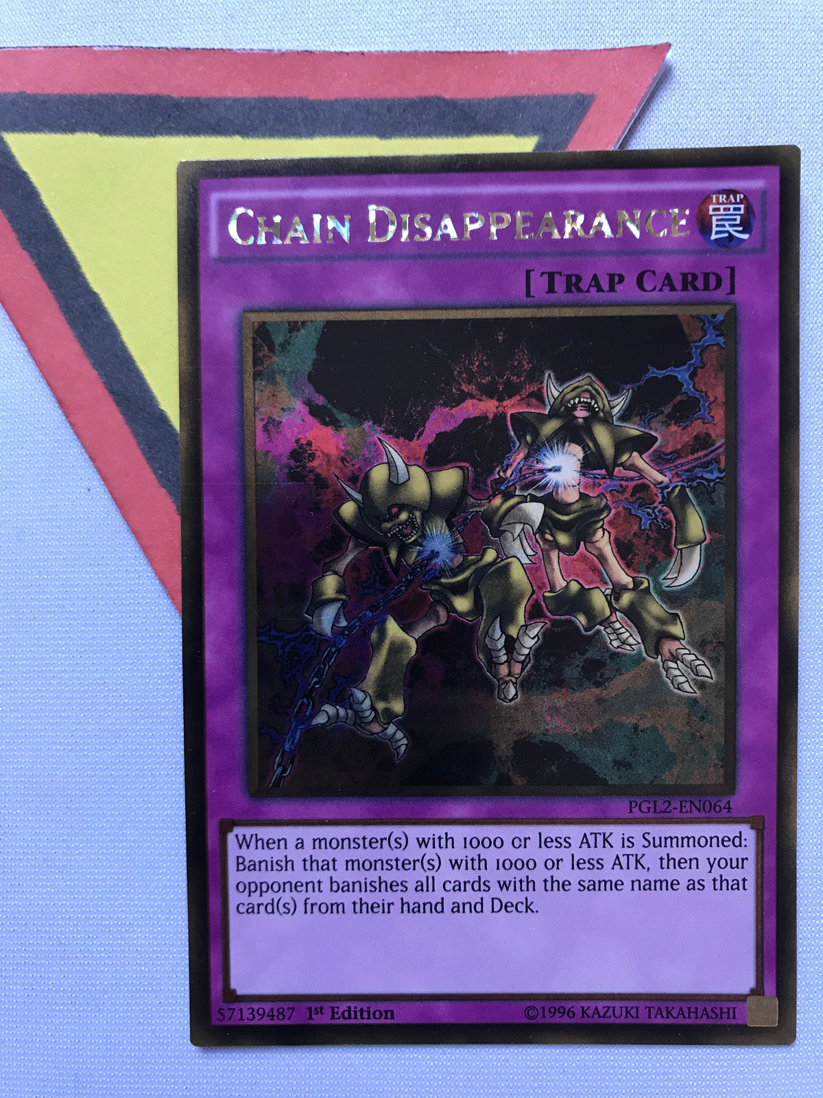 CHAIN DISAPPEARANCE - GOLD - PGL2-EN064 - 1ST — Transcend Cards