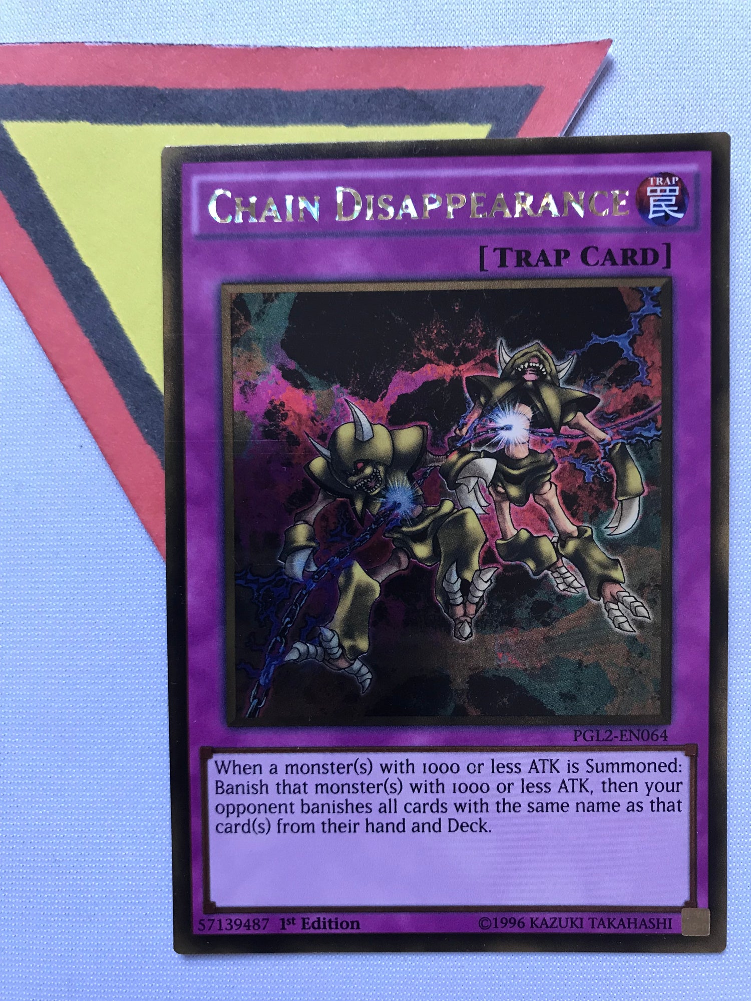 CHAIN DISAPPEARANCE - GOLD - PGL2-EN064 - 1ST — Transcend Cards
