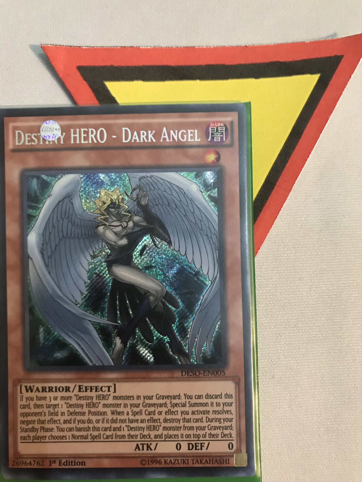 DESTINY HERO - DARK ANGEL - SECRET - DESO-EN005 - 1ST — Transcend Cards