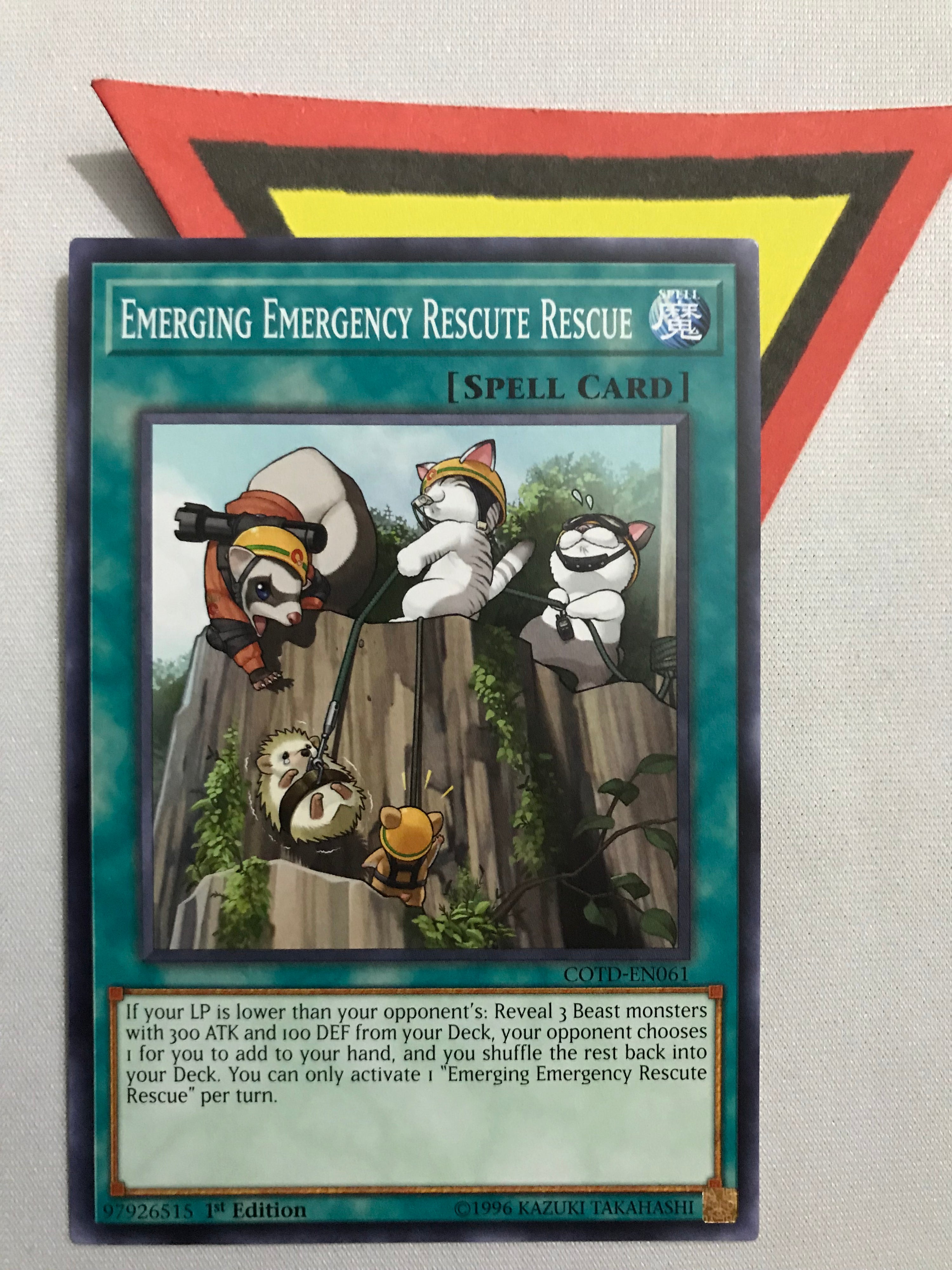EMERGING EMERGENCY RESCUTE RESCUE - COMMON - COTD-EN061 — Transcend Cards