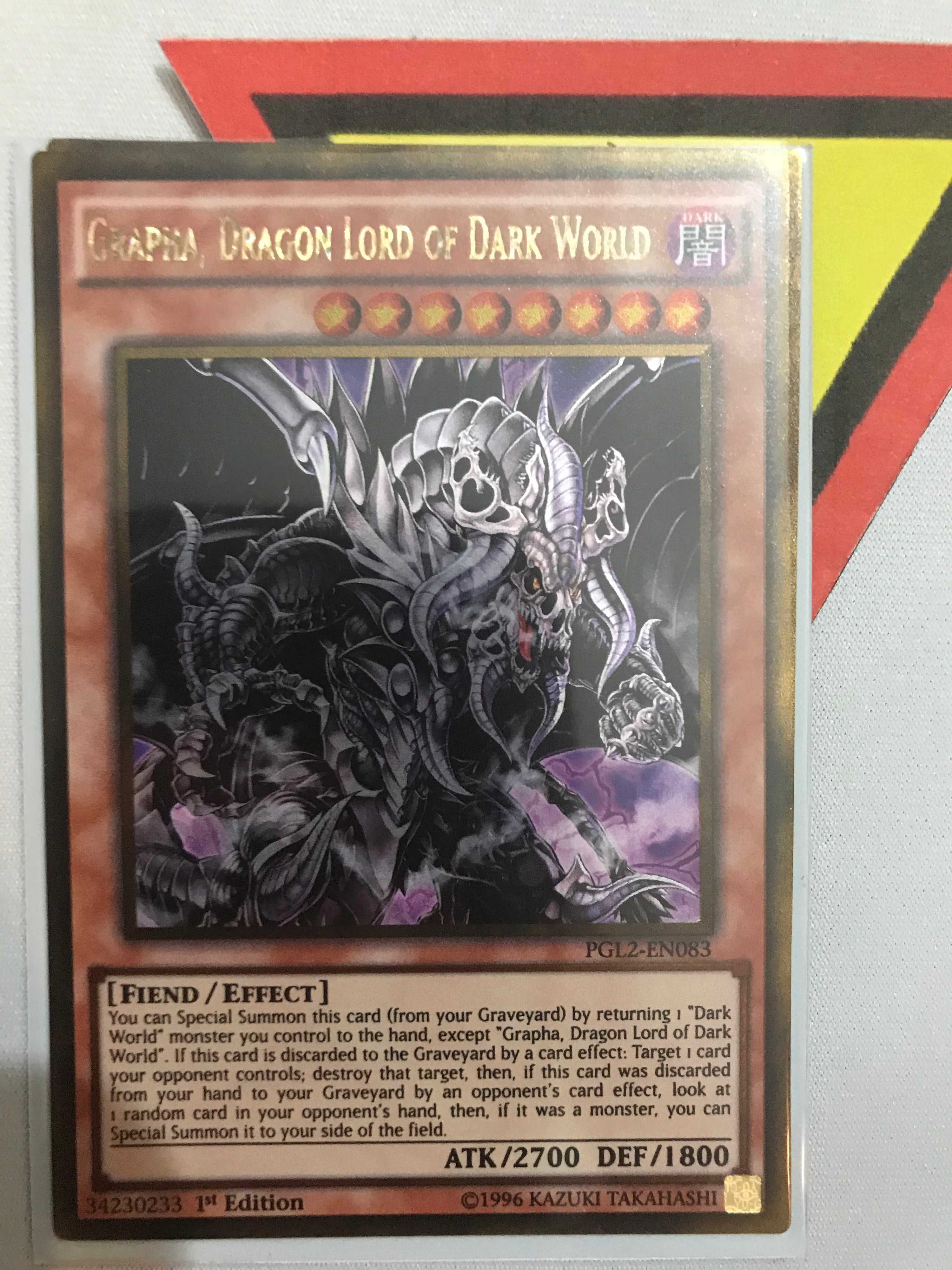 GRAPHA, DRAGON LORD OF DARK WORLD - GOLD - PGL2-EN083 - 1ST — Transcend Cards