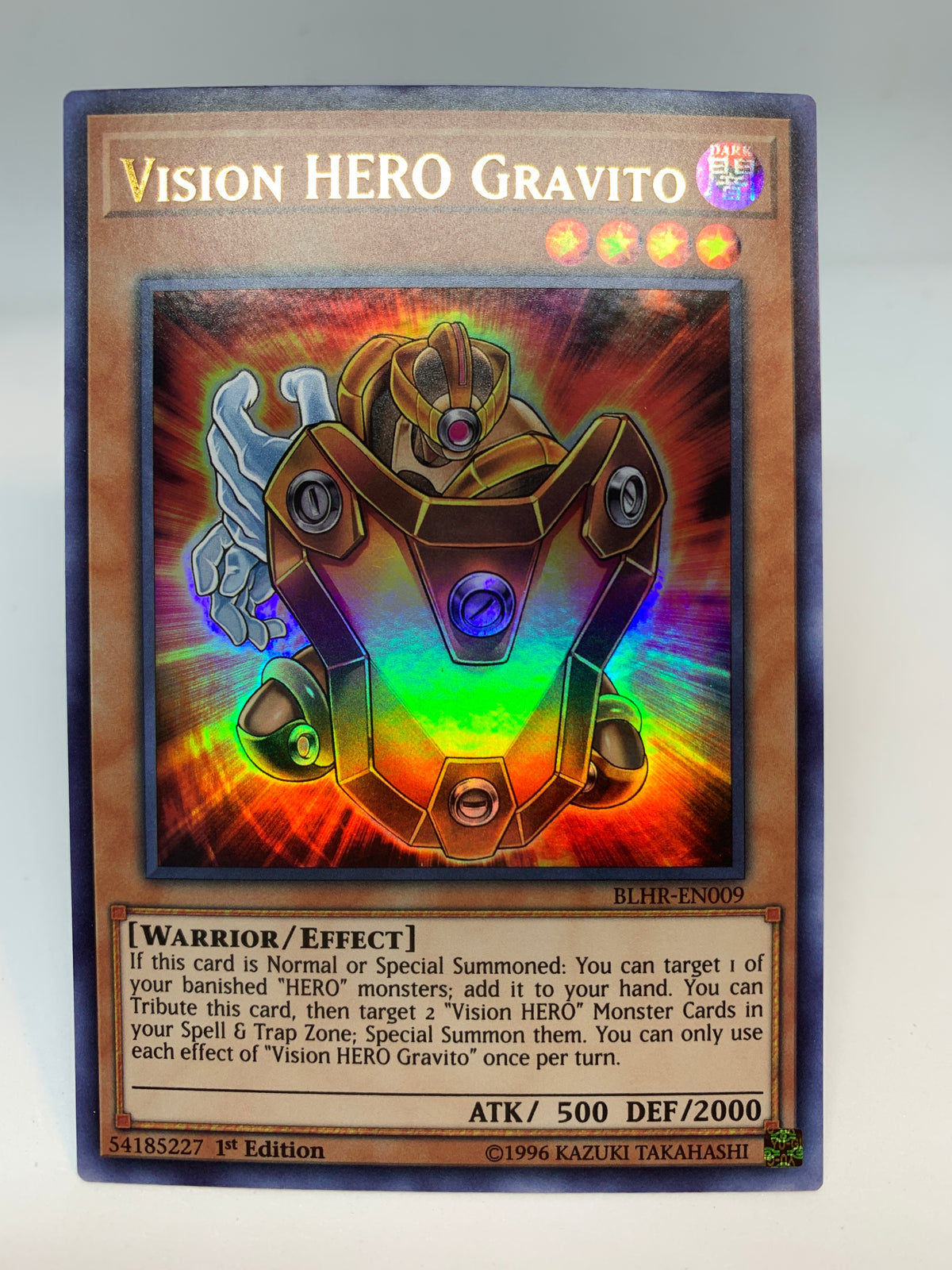 Yugioh! Vision HERO Gravito / Ultra - BLHR-EN009 - 1st — Transcend Cards