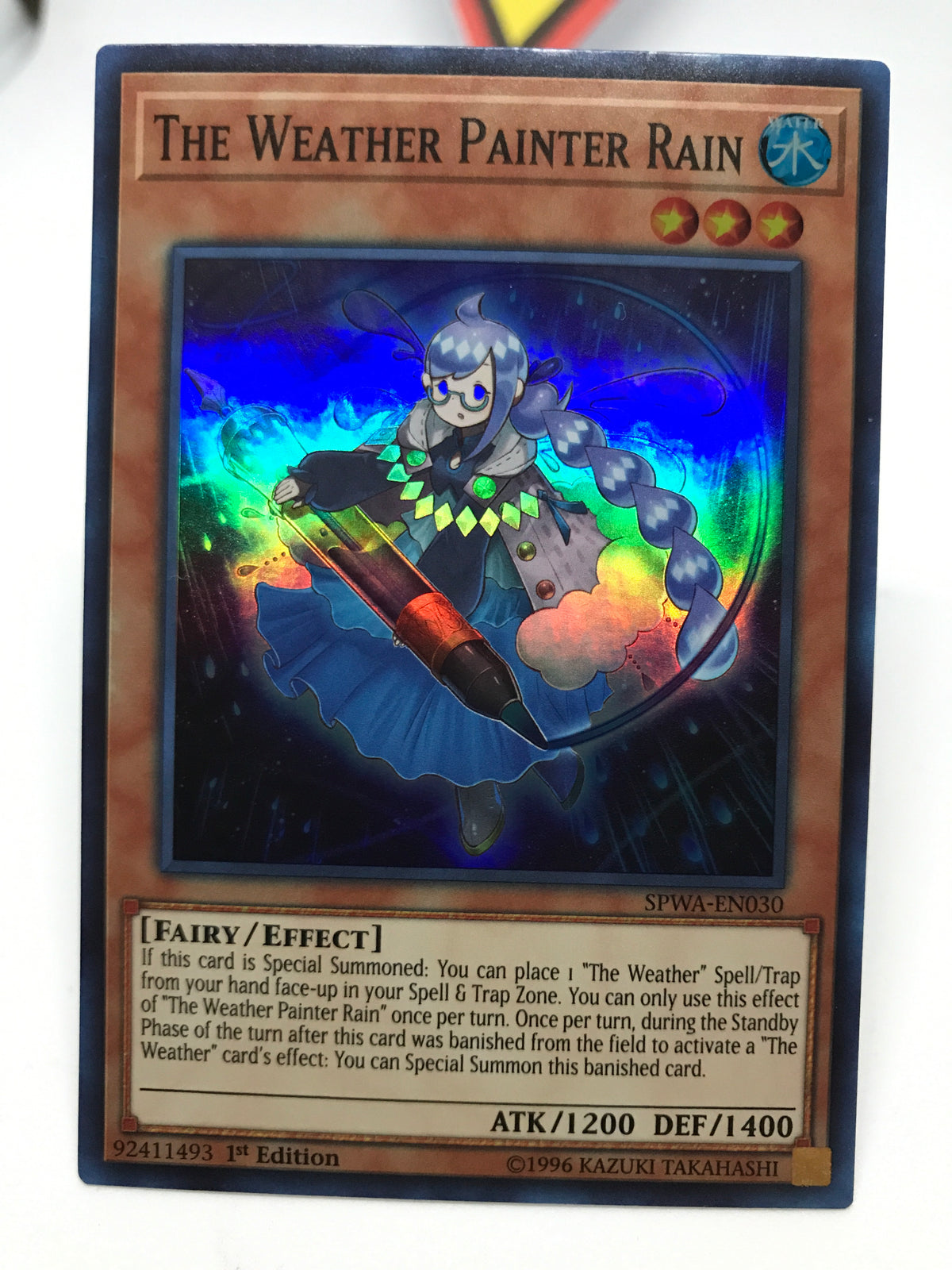 Yugioh! The Weather Painter Rain - Super - SPWA-EN030 - 1st — Transcend ...
