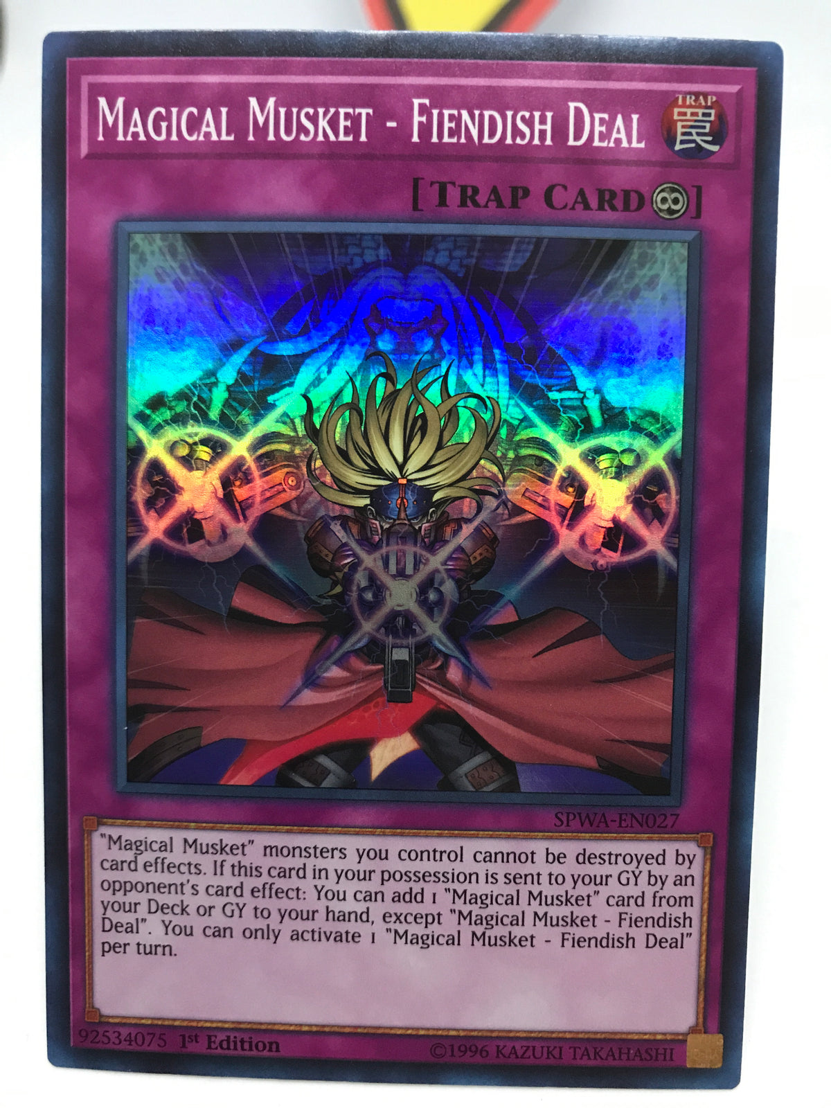 Yugioh! Magical Musket - Fiendish Deal - Super - SPWA-EN027 - 1st ...