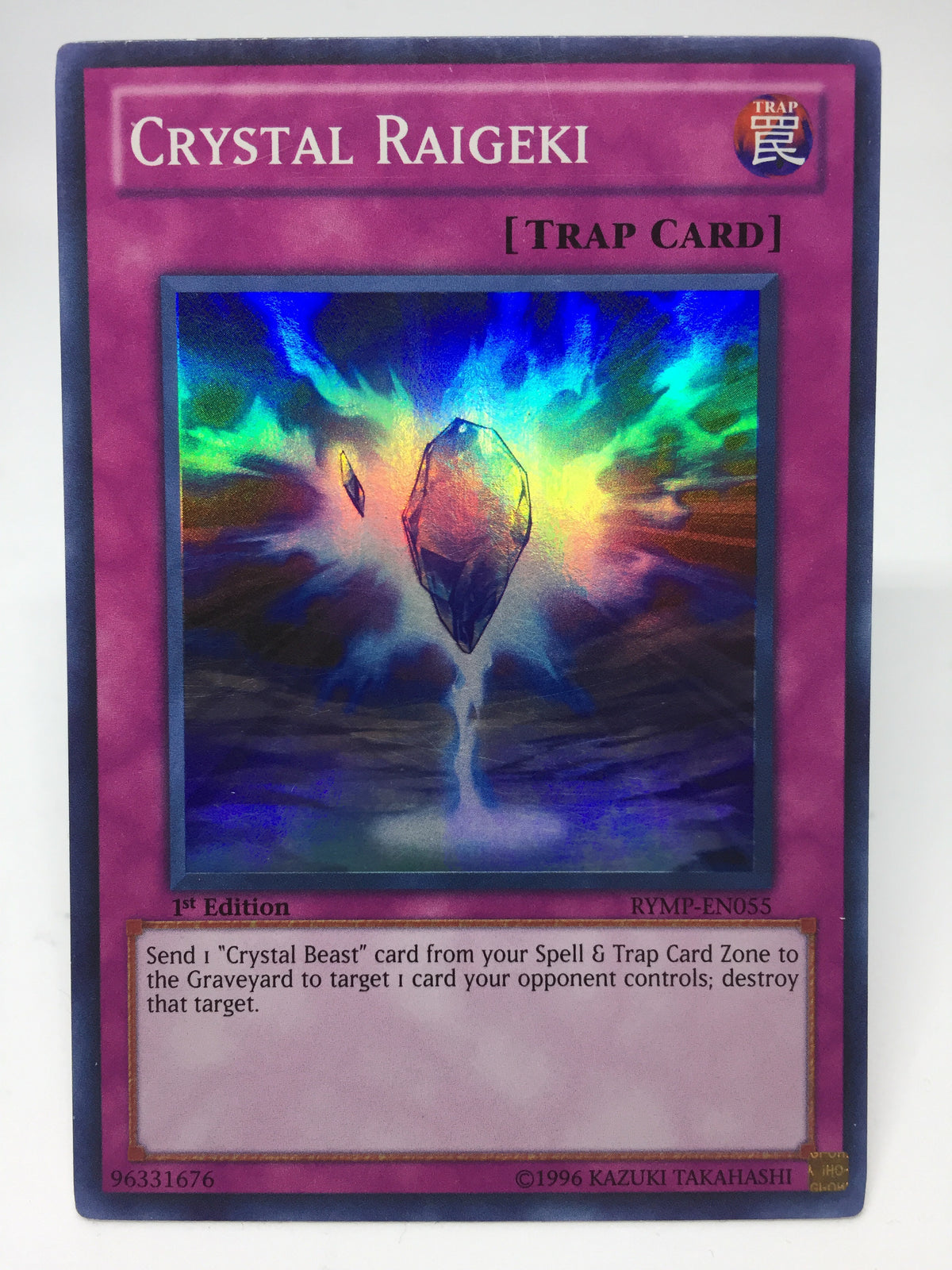 Crystal Raigeki - Super - RYMP-EN055 - 1st — Transcend Cards