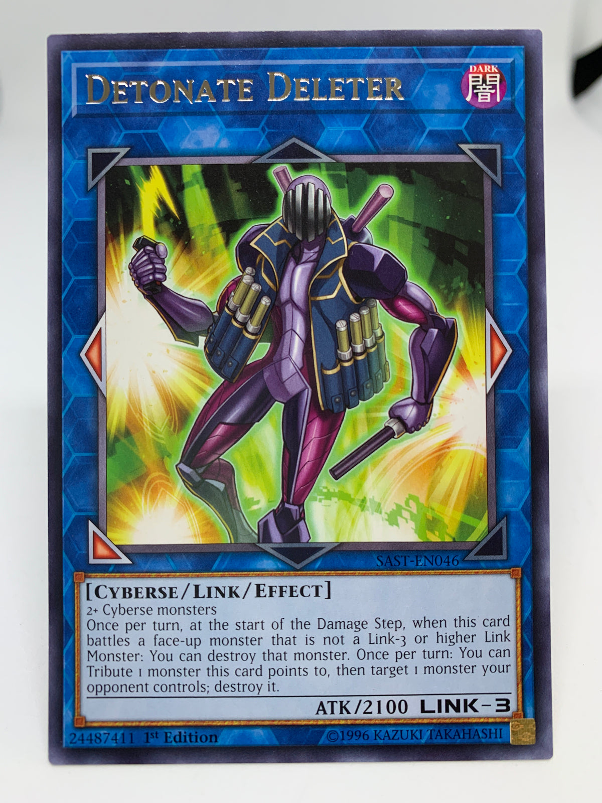 Yugioh! Detonate Deleter / Rare - SAST-EN046 - 1st — Transcend Cards
