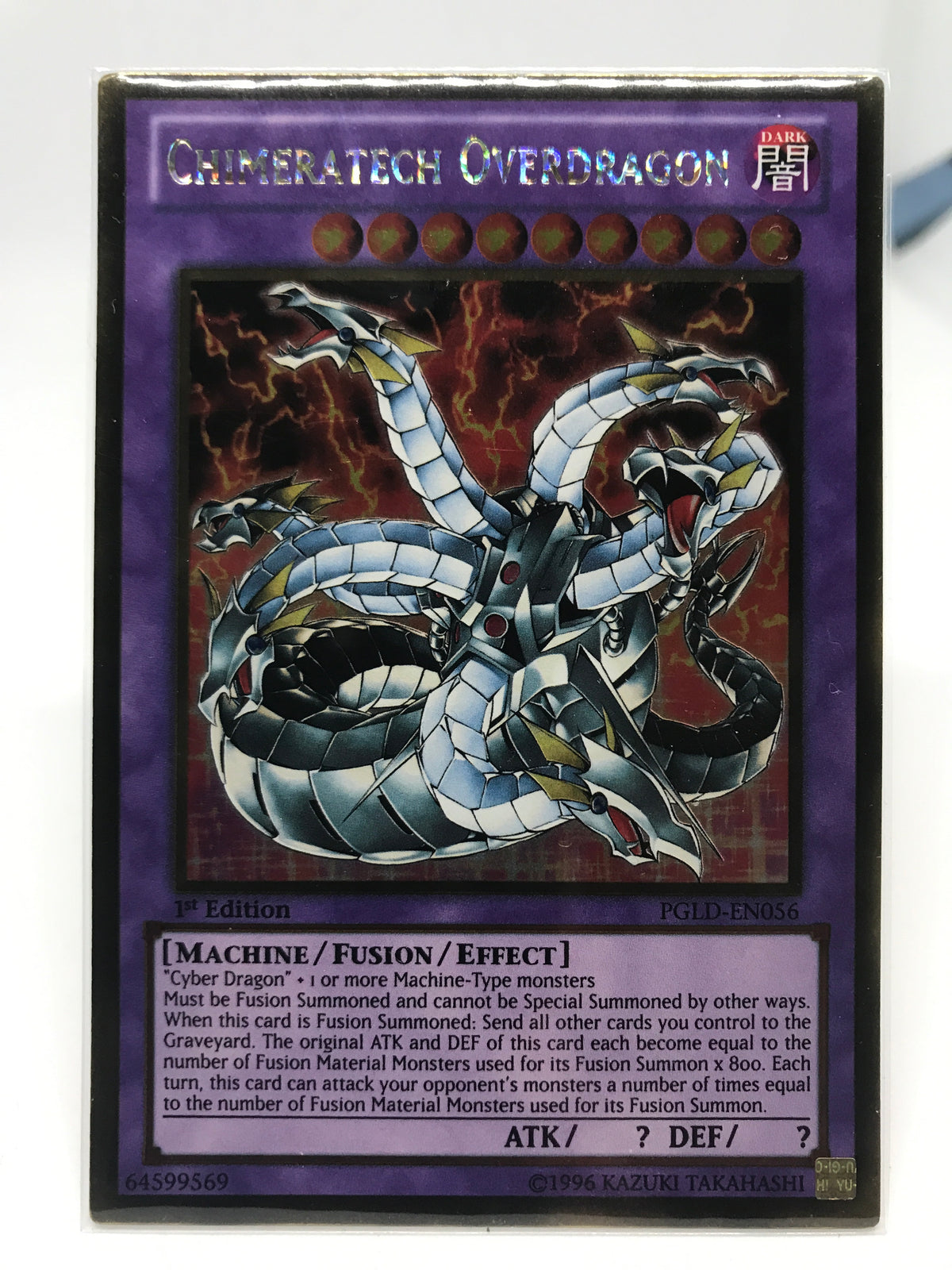 Chimeratech Overdragon / Gold - PGLD-EN056 - 1st — Transcend Cards
