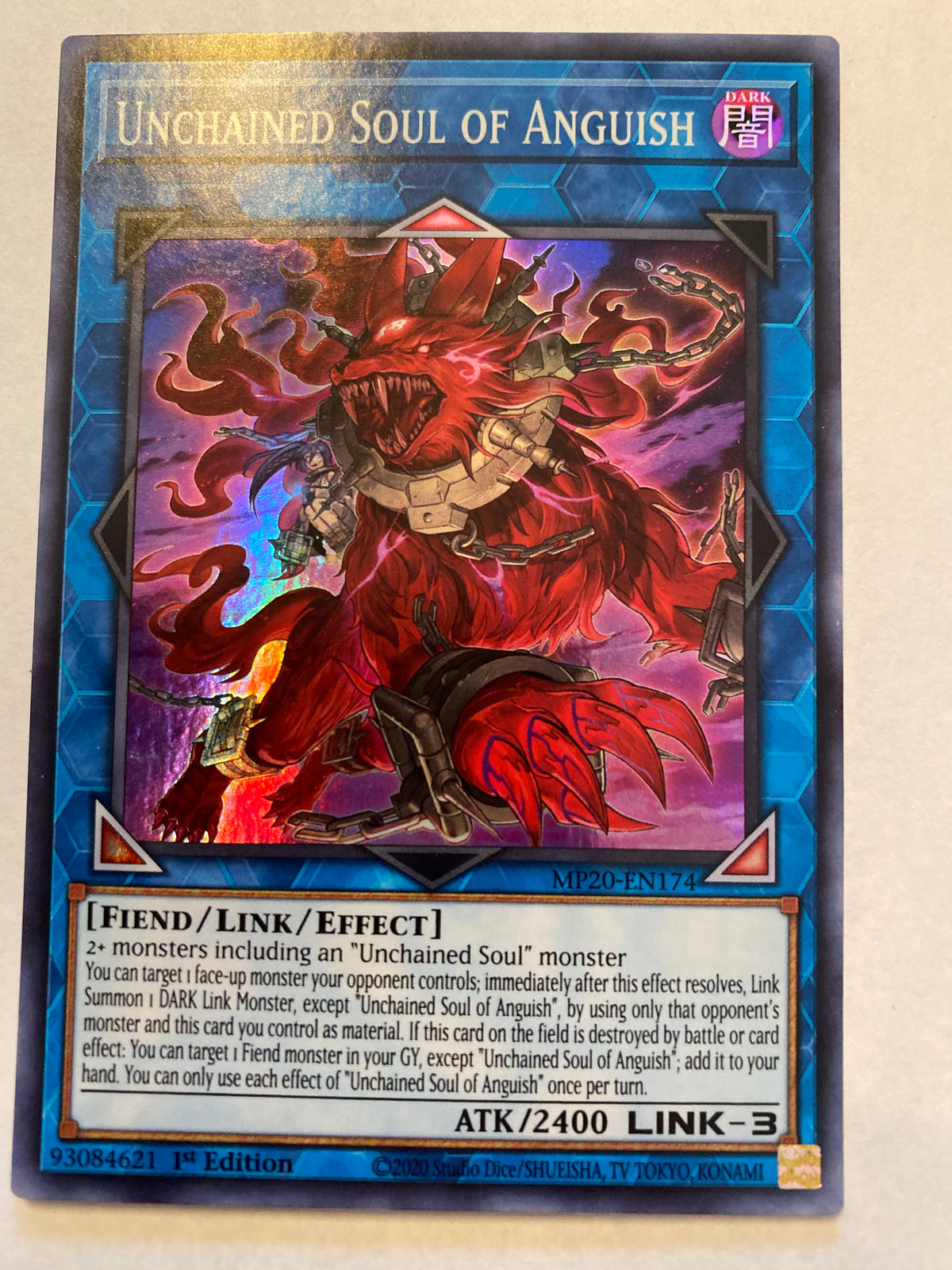 Unchained Soul of Anguish / Super - MP20-EN174- 1st — Transcend Cards