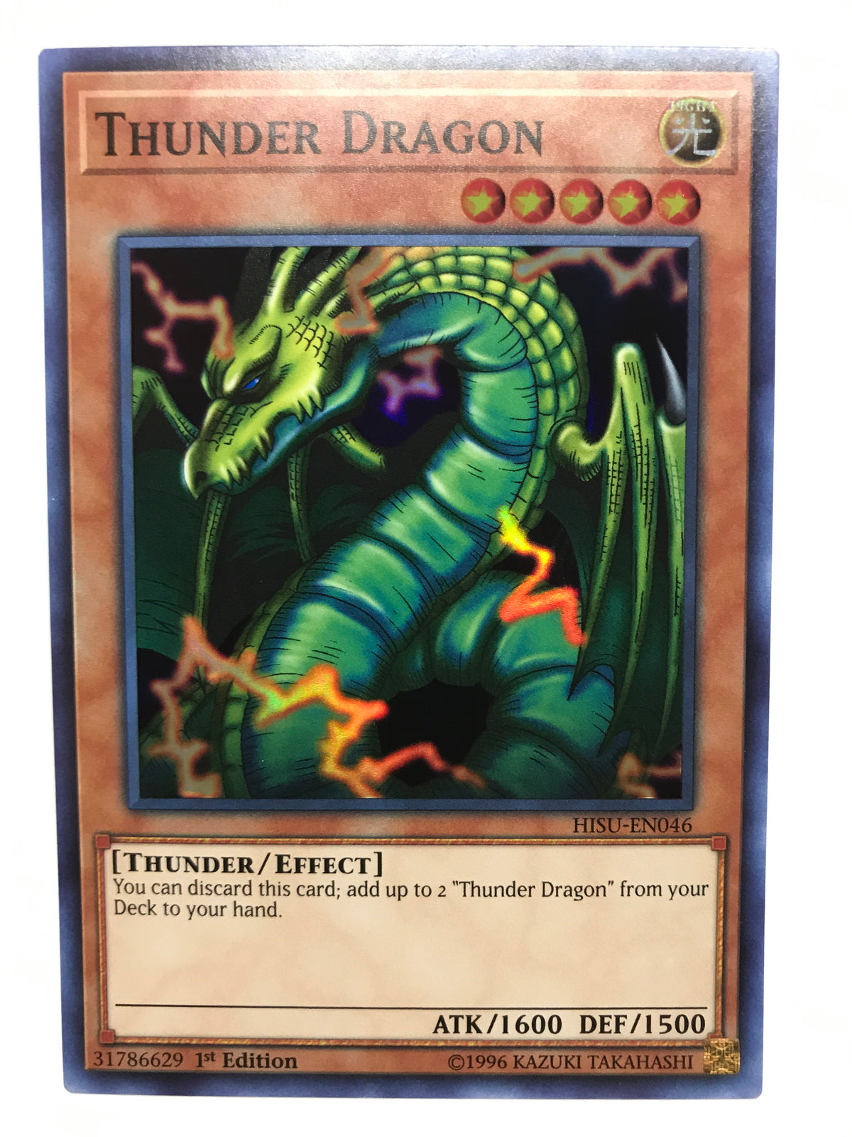 Yugioh! Thunder Dragon / Super - HISU-EN046 - 1st — Transcend Cards