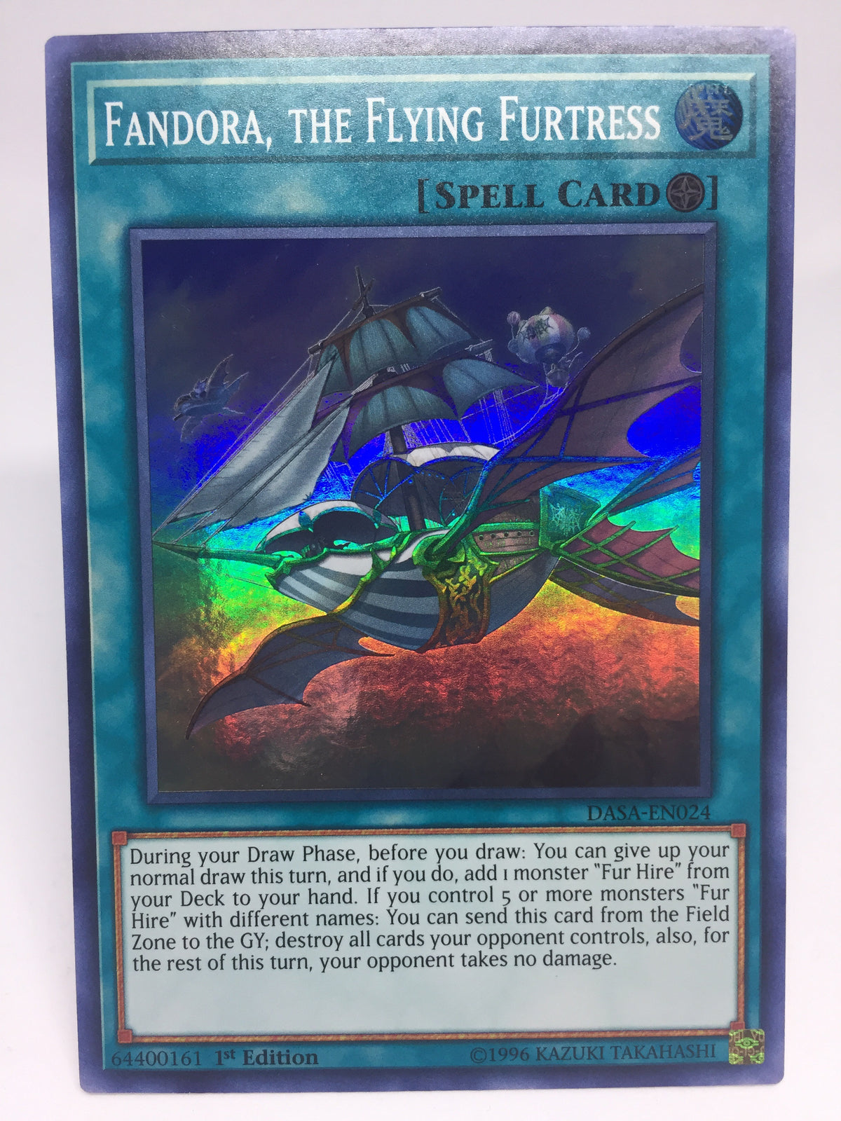 Yugioh! Fandora, the Flying Furtress - Super - DASA-EN024 - 1st ...