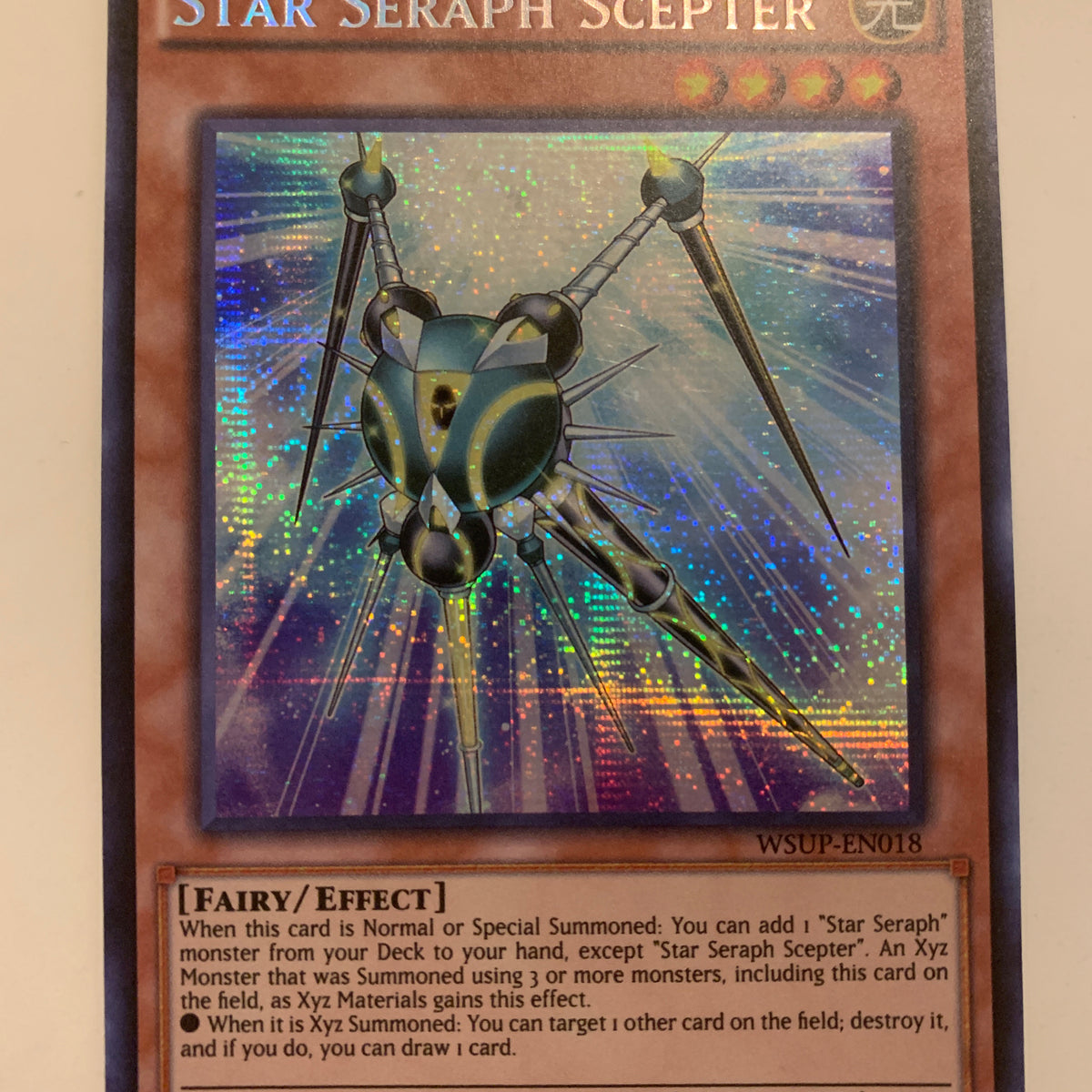 Star Seraph Scepter / Secret - WSUP-EN018 - 1st — Transcend Cards