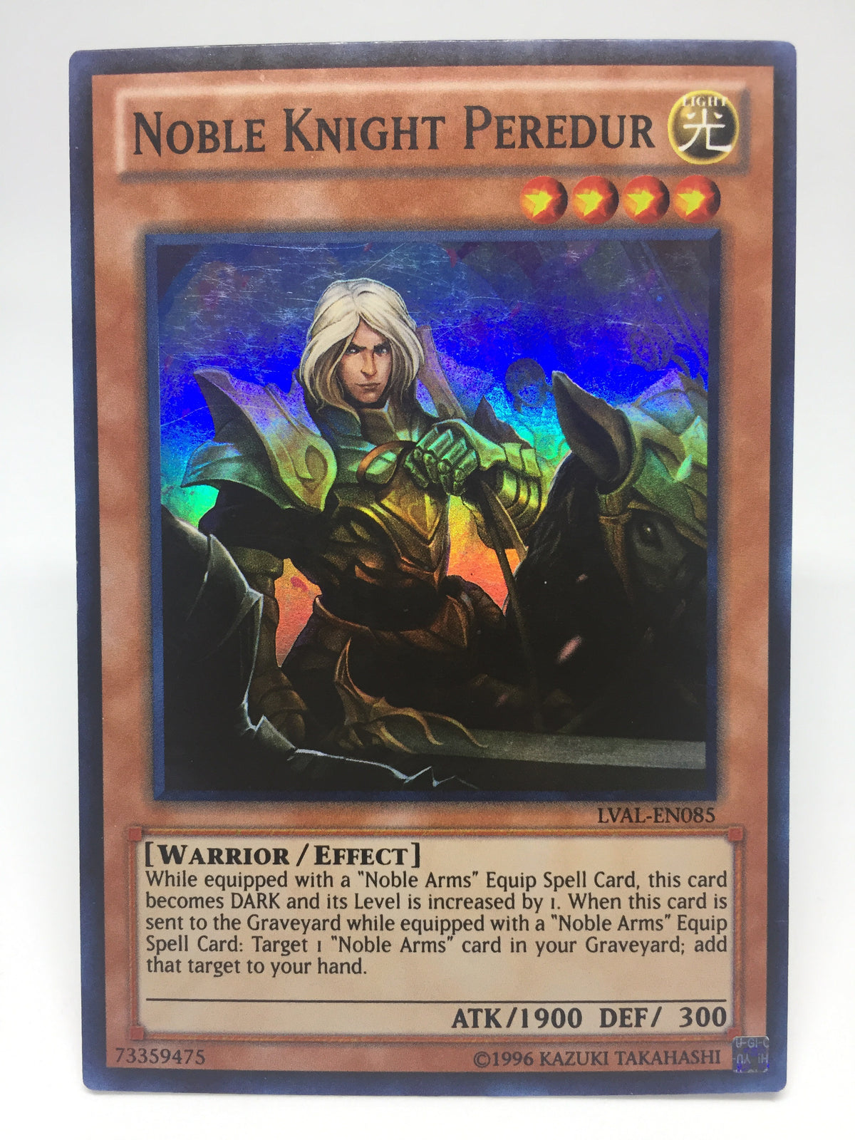Noble Knight Peredur - Super - LVAL-EN085 — Transcend Cards