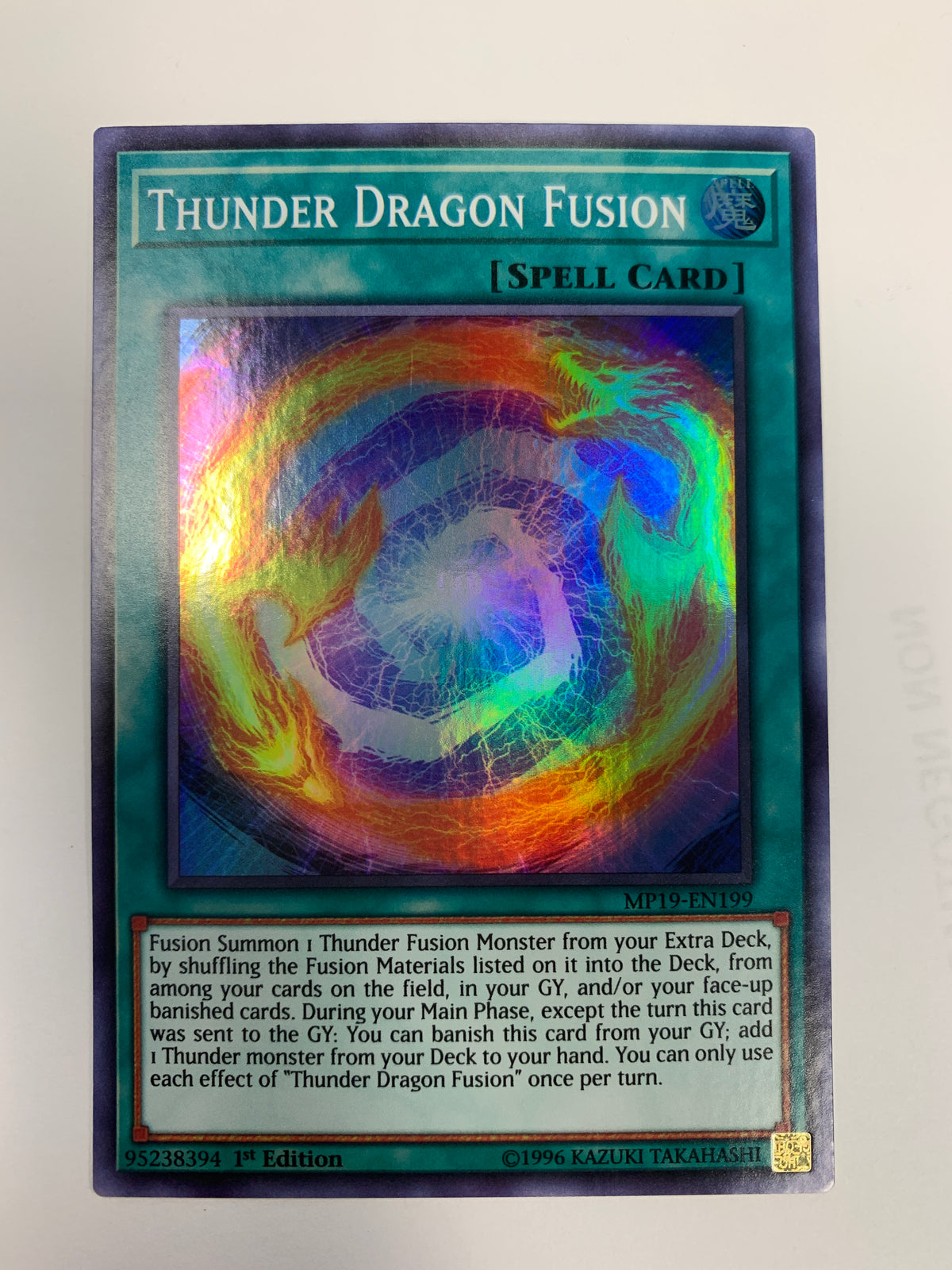 Thunder Dragon Fusion / Super - MP19-EN199 - 1ST — Transcend Cards