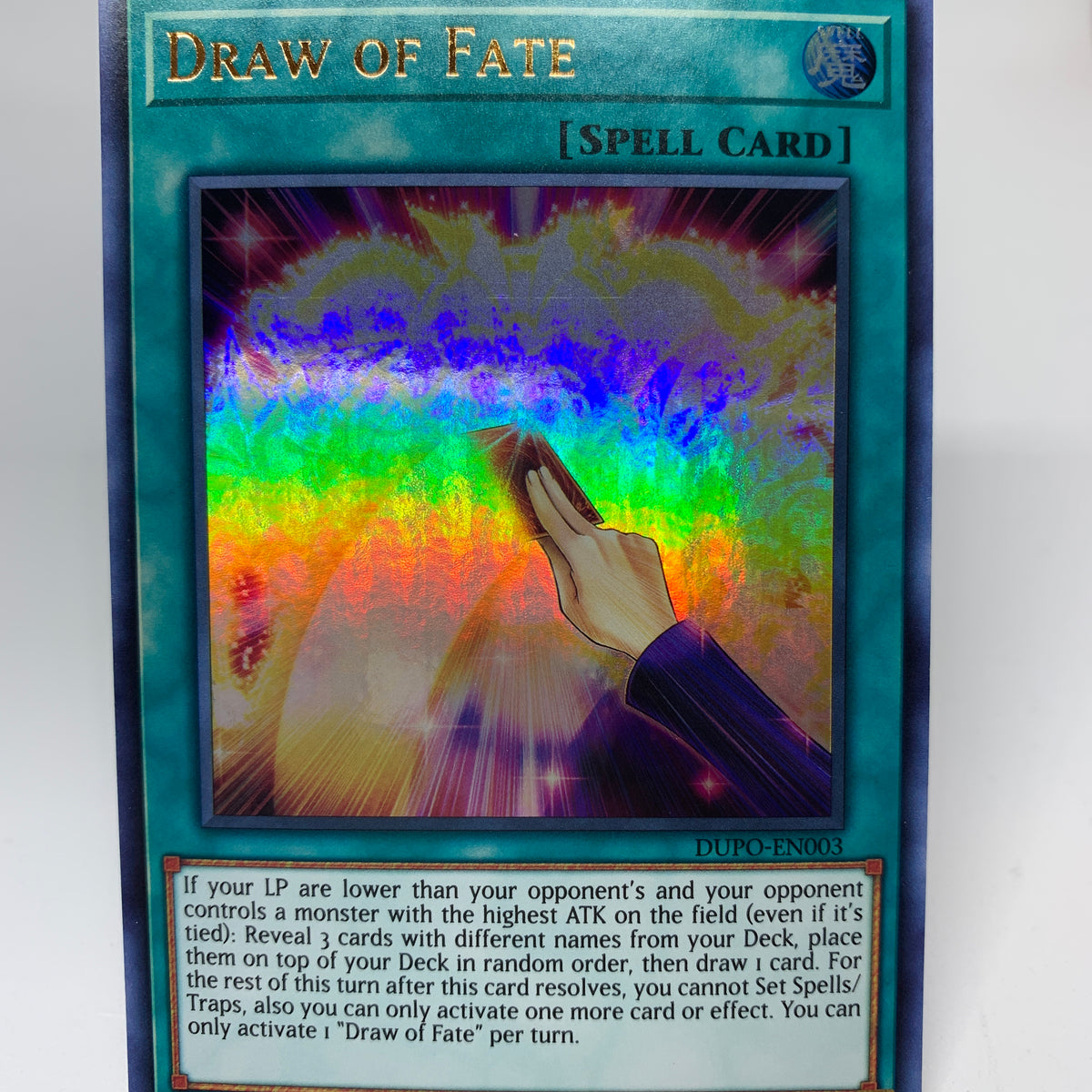 Draw of Fate / Ultra - DUPO-EN003 - 1st — Transcend Cards